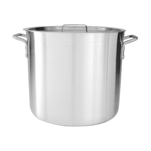 Stock Pot Alum 120L 550x495mm W/L - QCC Hospitality Supplies